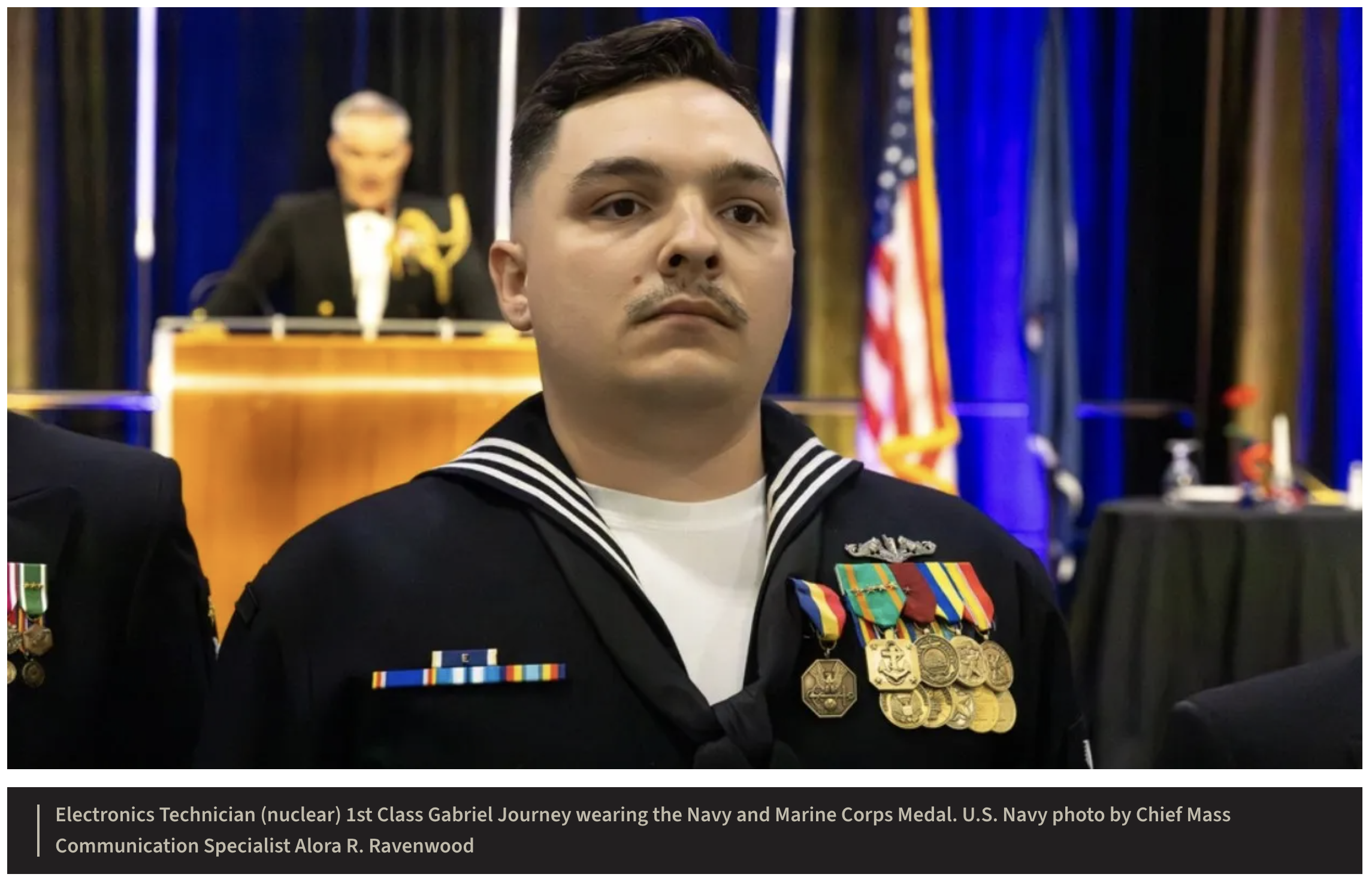 Navy submariner honored with highest non-combat award for saving people ...